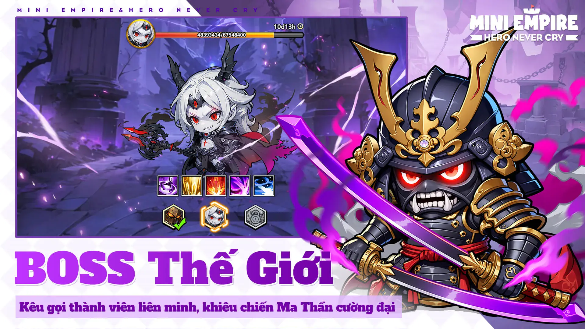 Unlock powerful heroes right from the start in Mini Empire: Hero Never ...