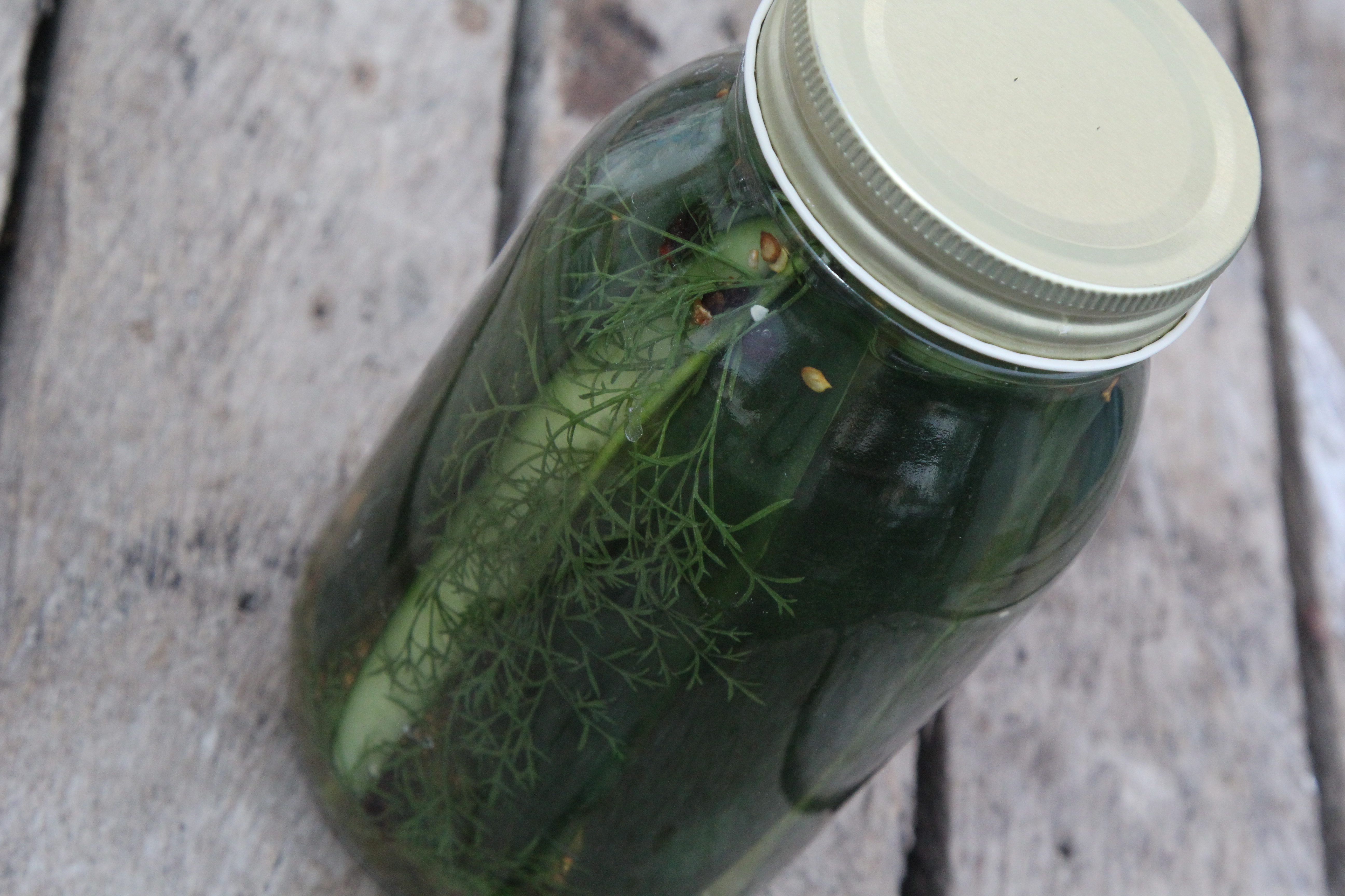 How to pickle cucumbers crispy with dill