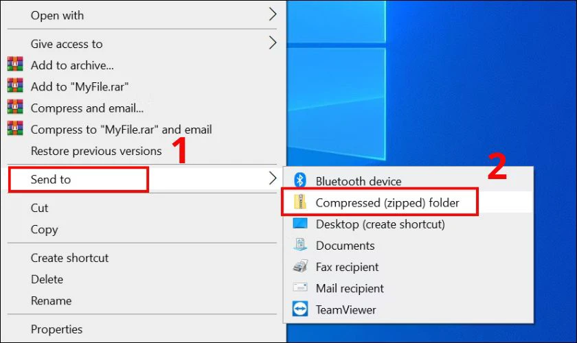 Hướng dẫn tạo file ZIP đơn giản trên Windows và macOS