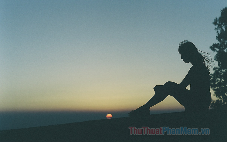 Loneliness and sadness in solitude - A caption and status for those ...