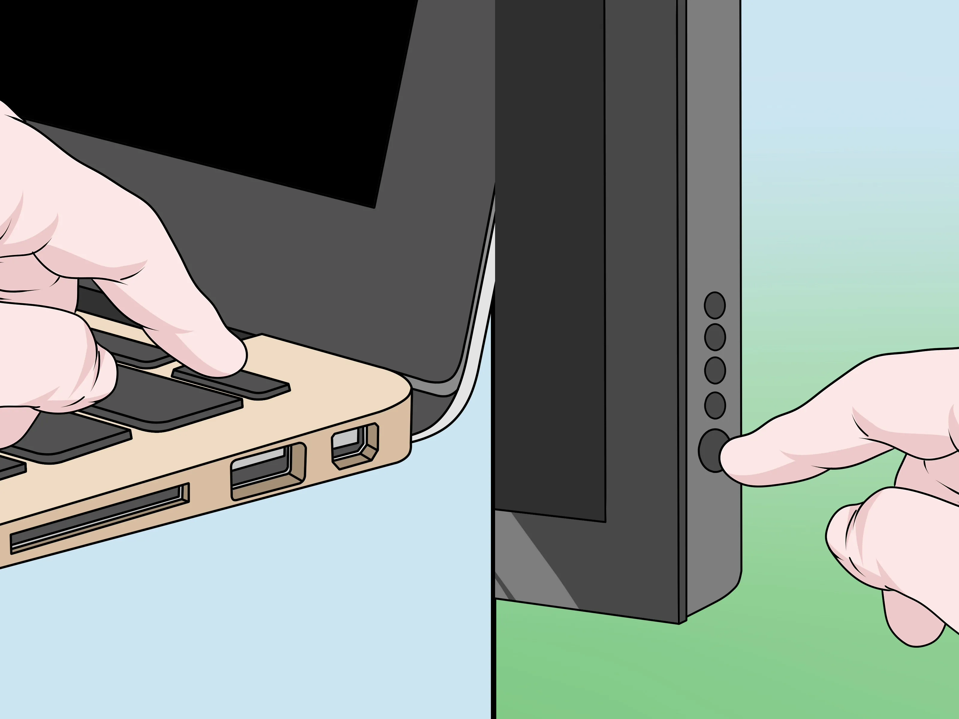How to connect a laptop to a monitor – Mytour