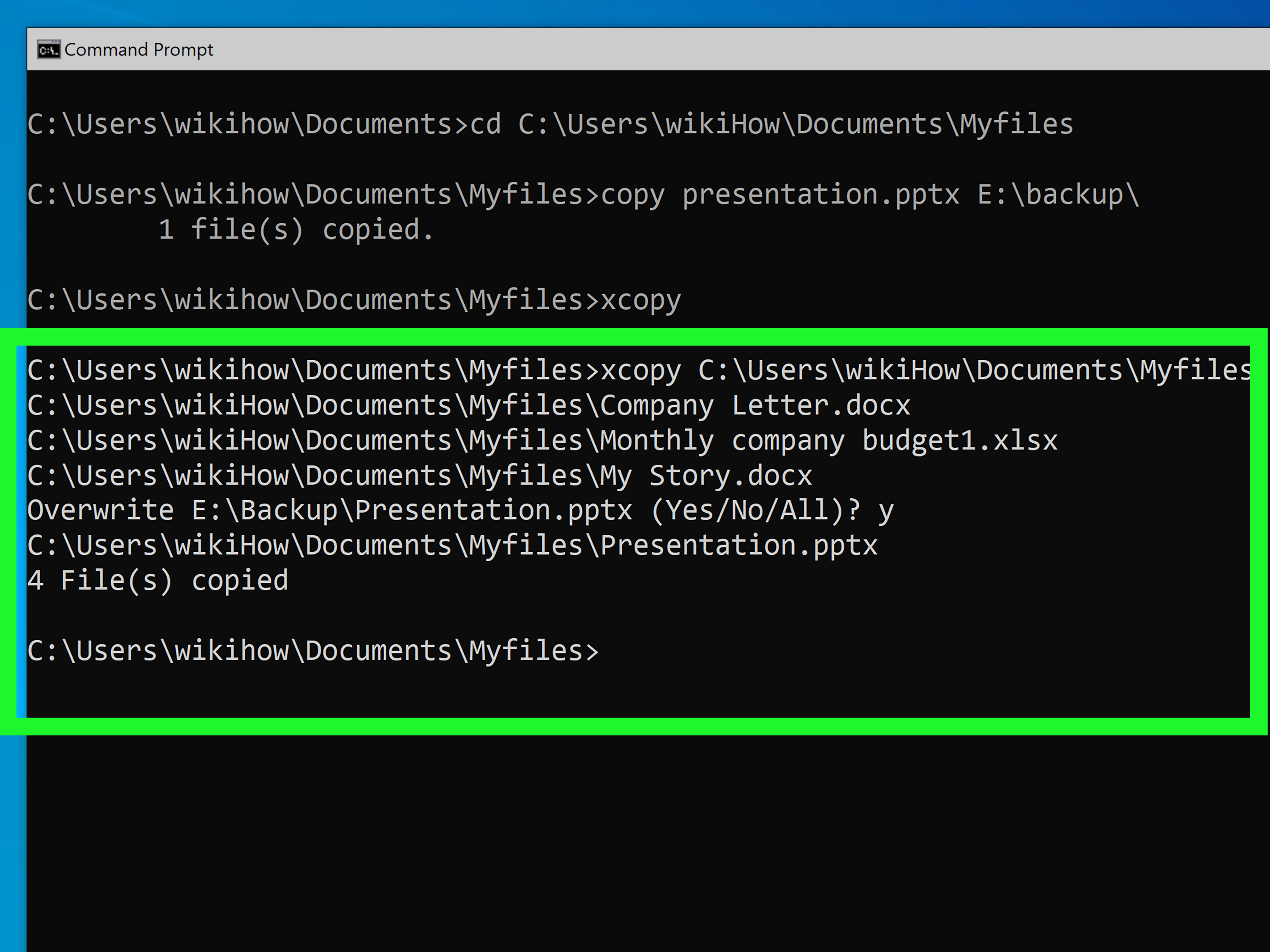 How to Files to a USB Using CMD: 6 Steps (with Images)