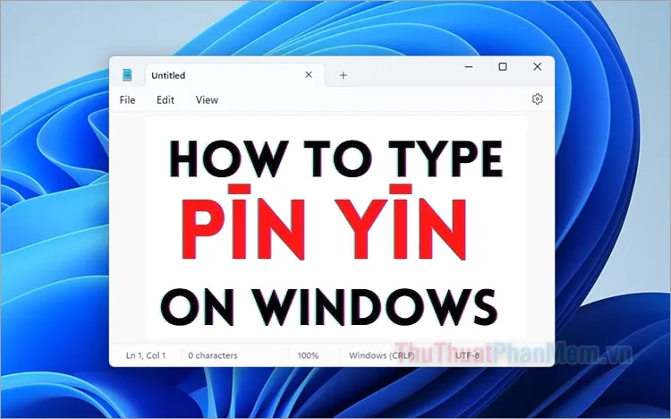 How to Type Pinyin on a Windows 11 Computer