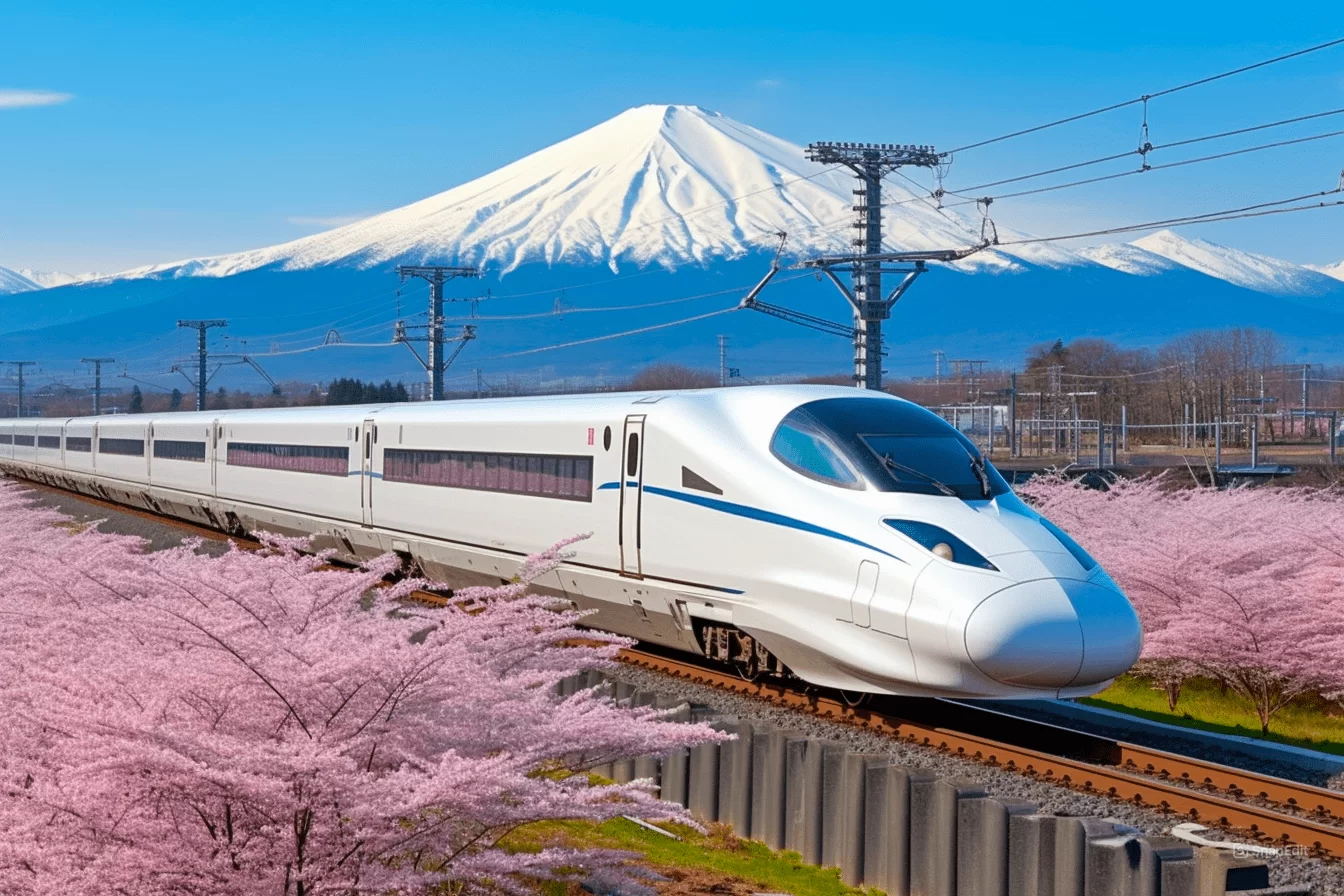 Explore Japan with the high-speed Shinkansen train
