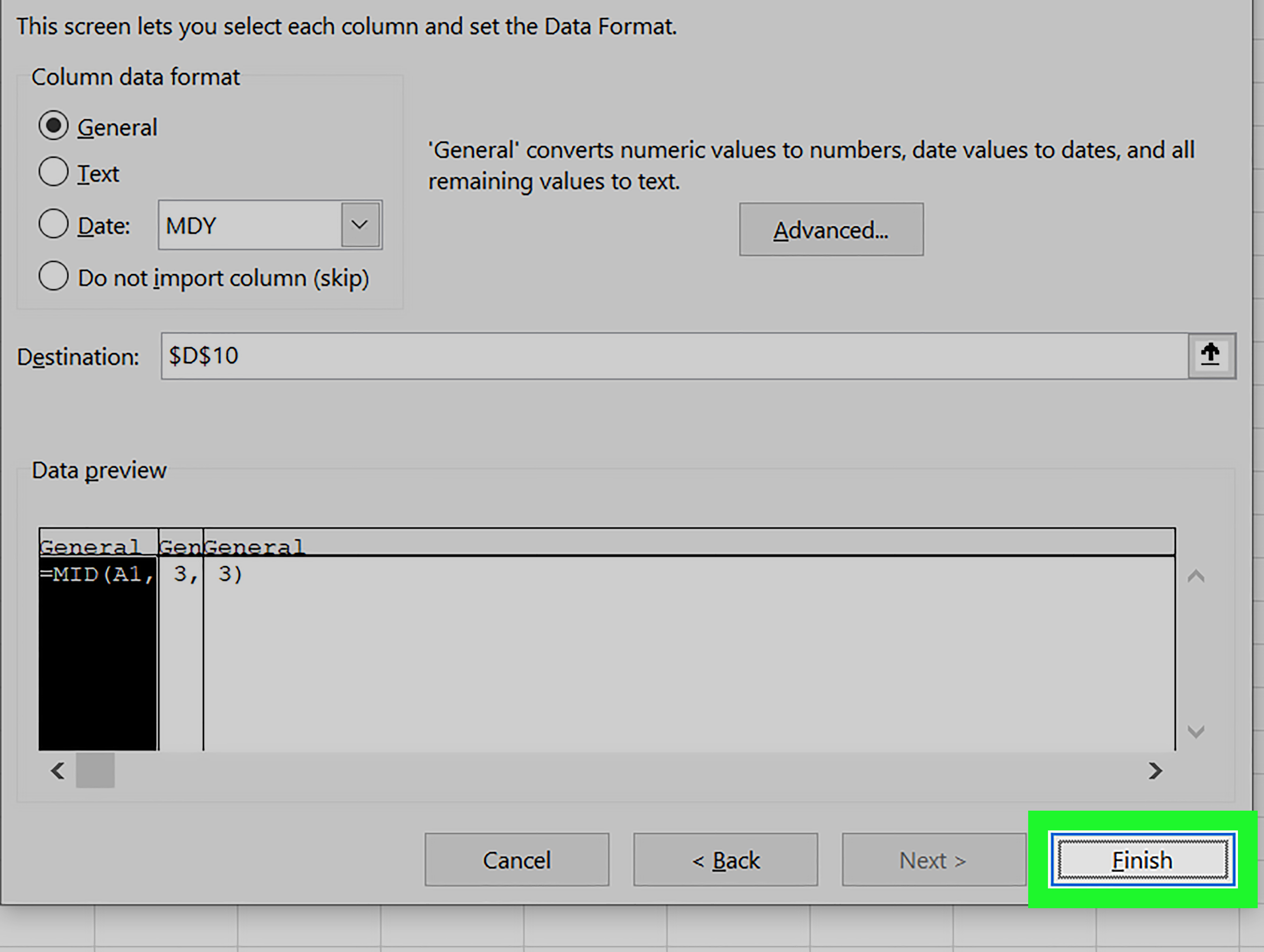 Simplifying Text in Excel – Mytour