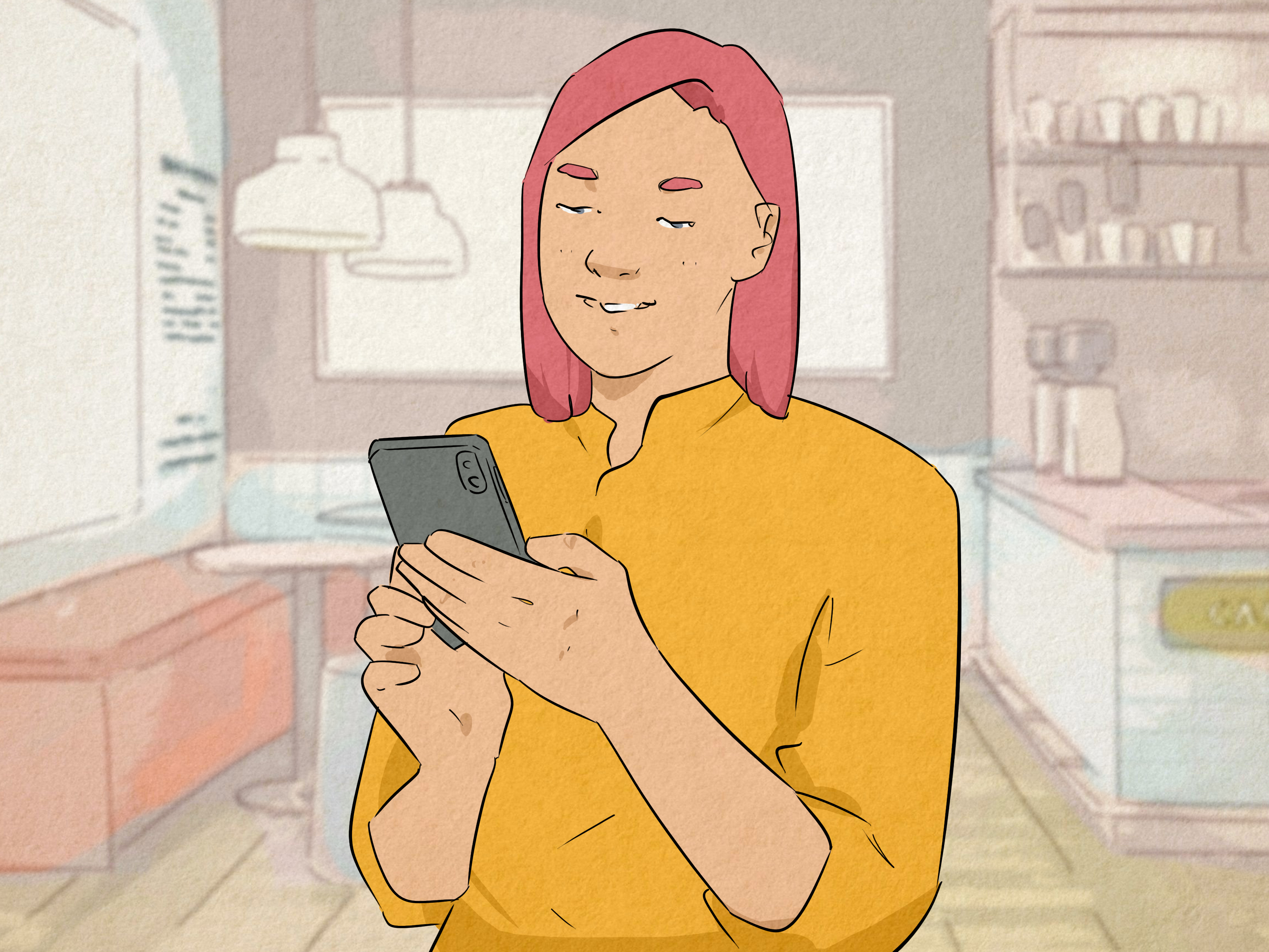 What does the emoji 🧡 (orange heart) mean?