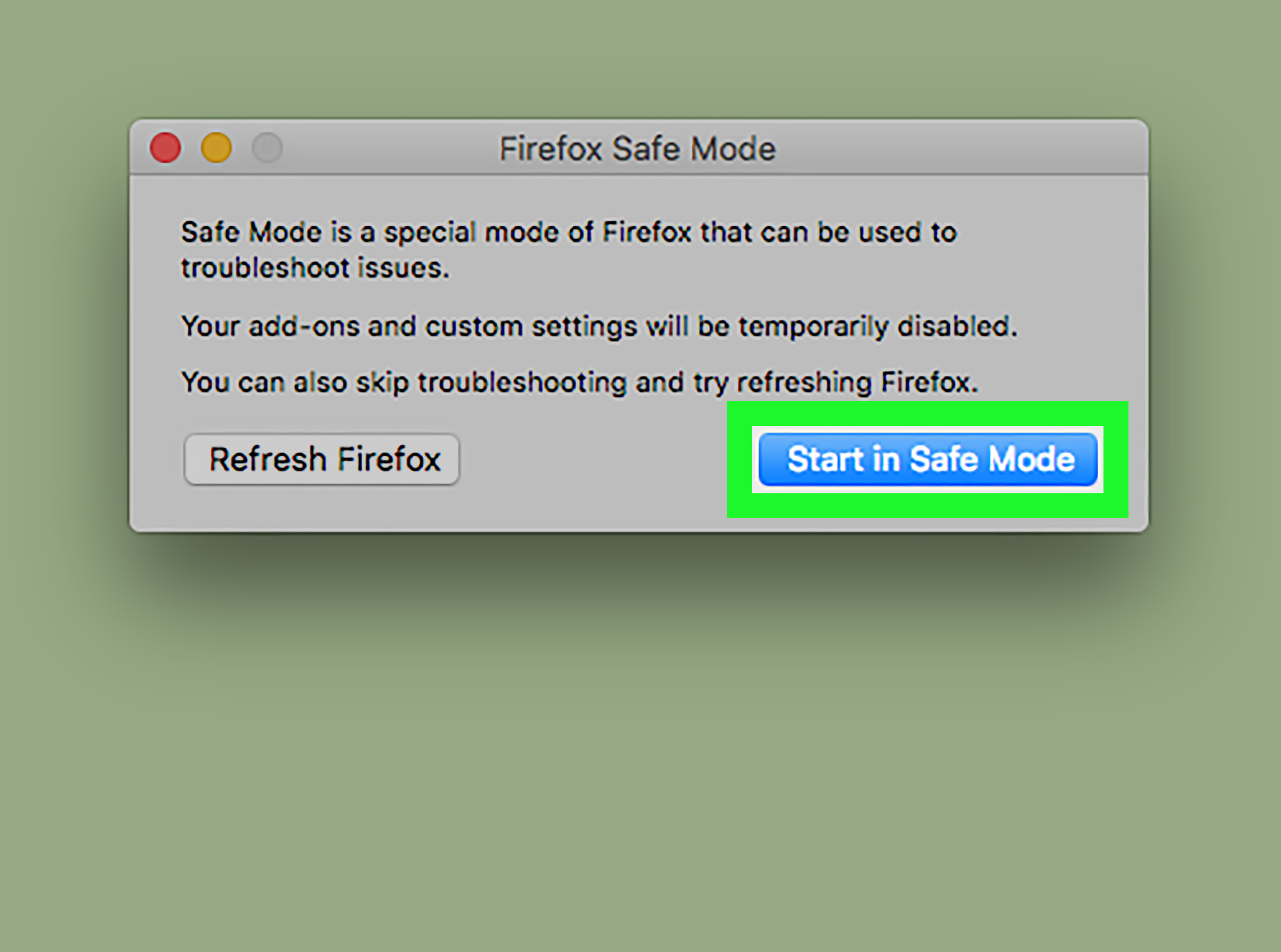 How to Start Firefox in Safe Mode