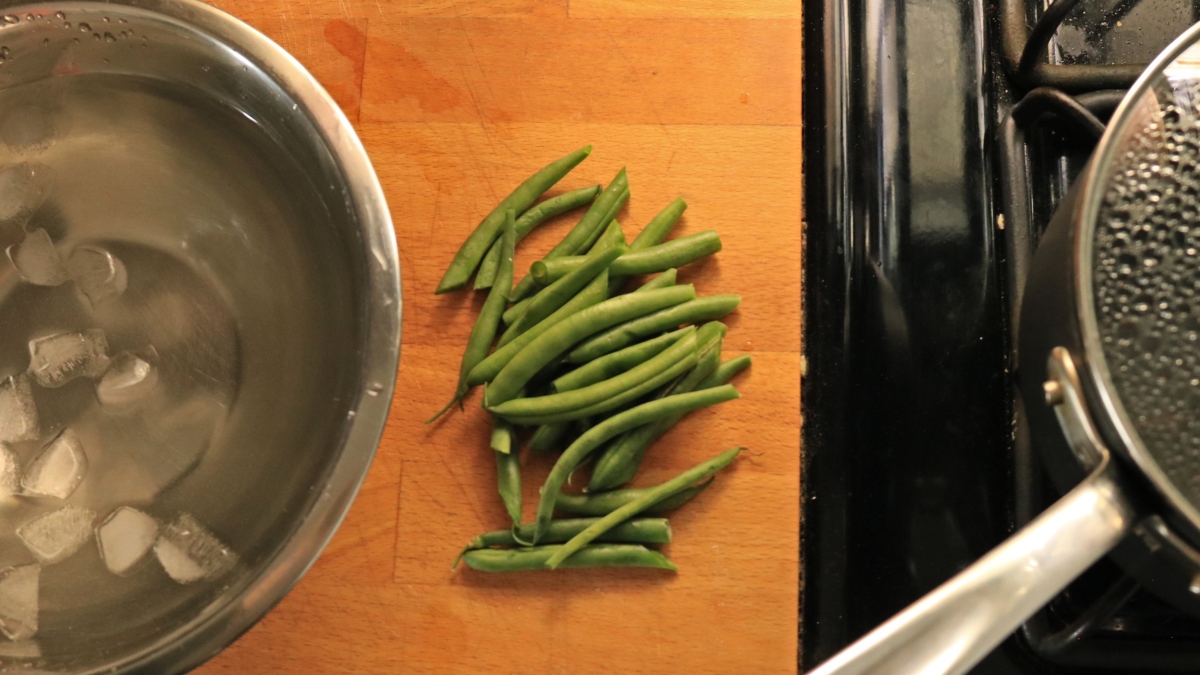 Blanching vegetables is a fast and efficient method to cook the outer ...
