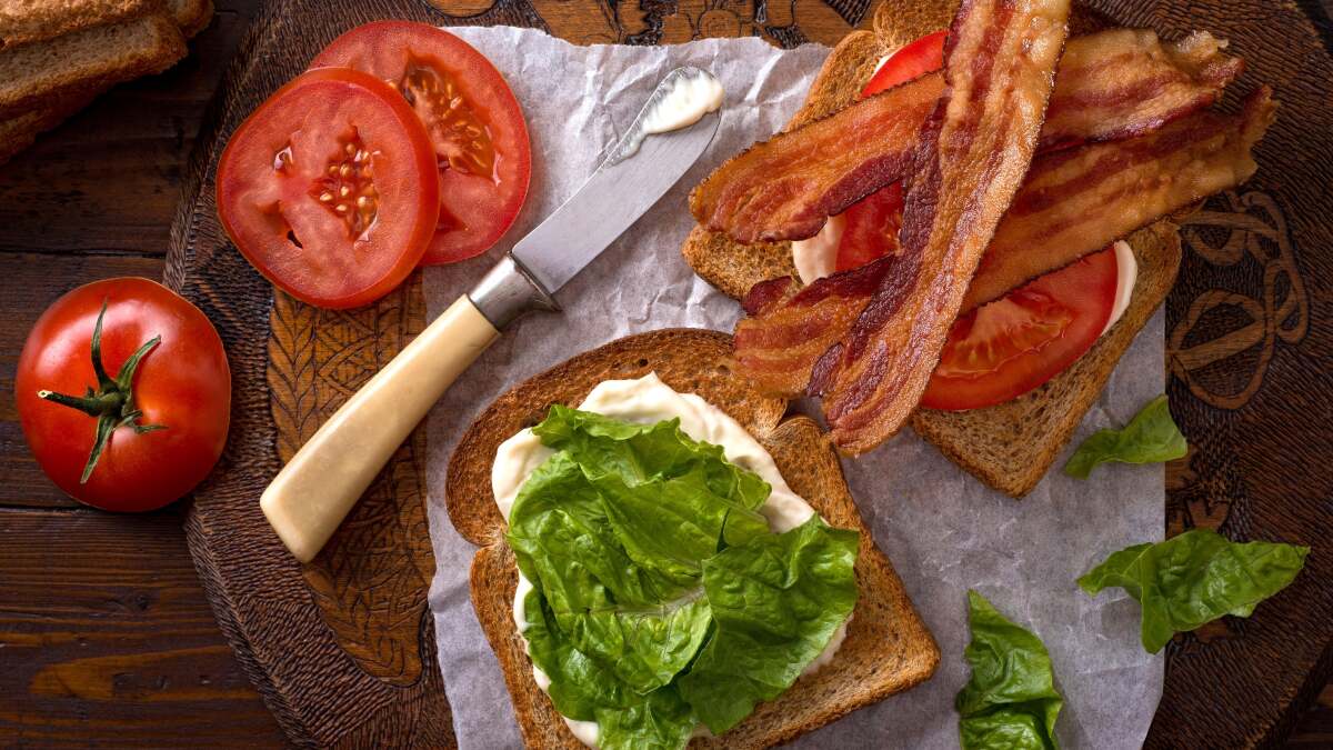 This BLT is elevated with a touch of 'stealth bacon'—a secret ...