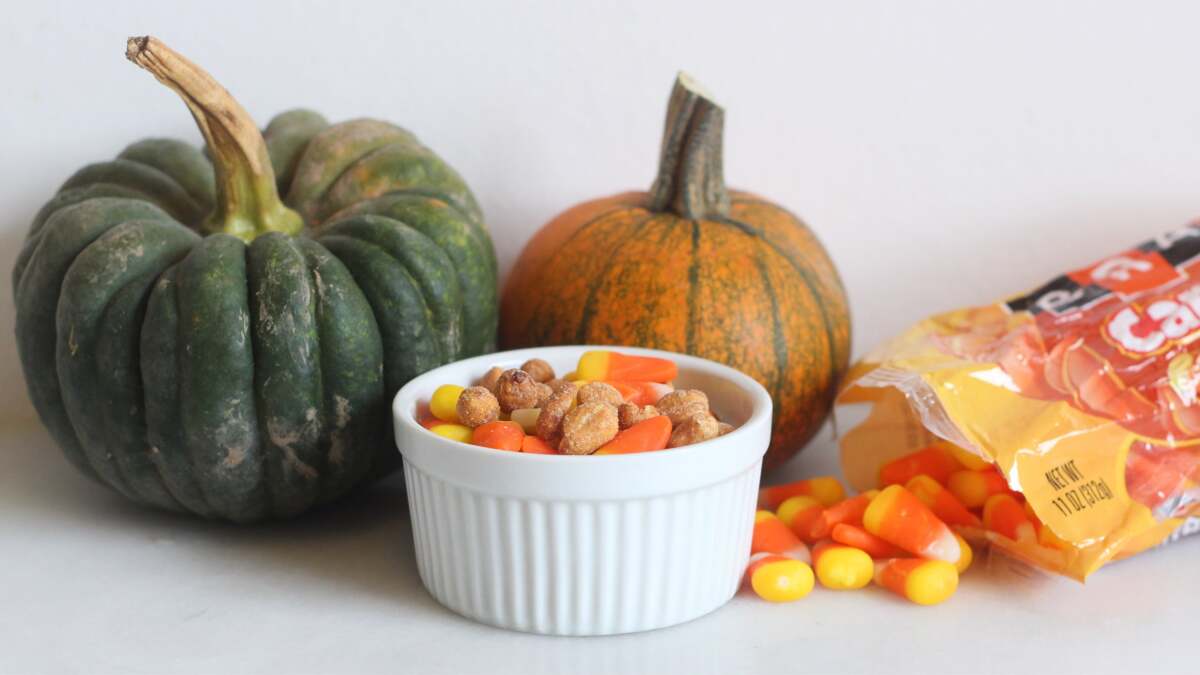 Indulge in Candy Corn with Honey Roasted Peanuts | Mytour