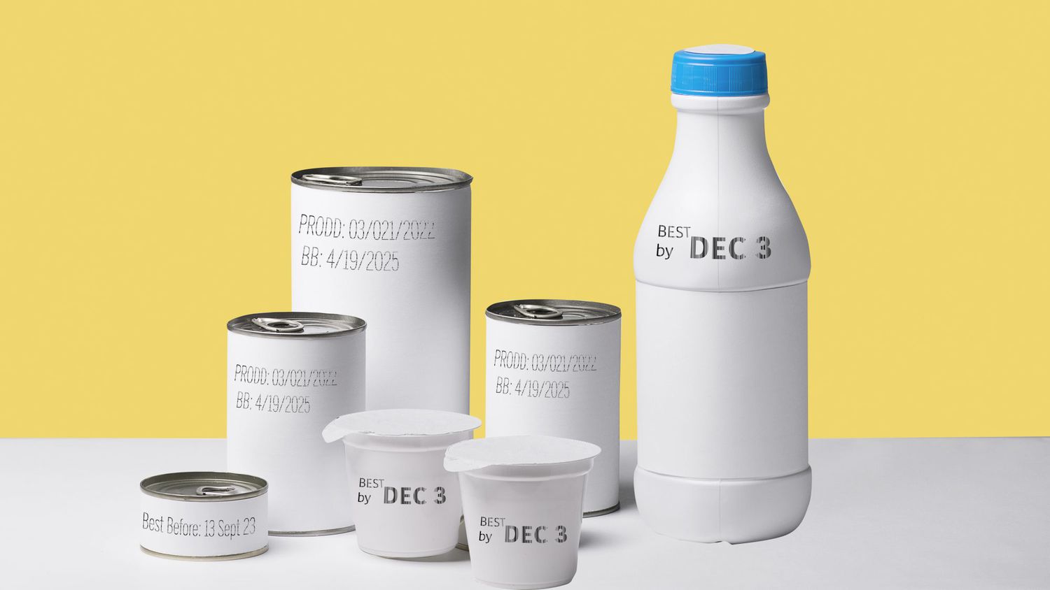 Food Expiry Date Guidelines with a Simple, Visual Chart