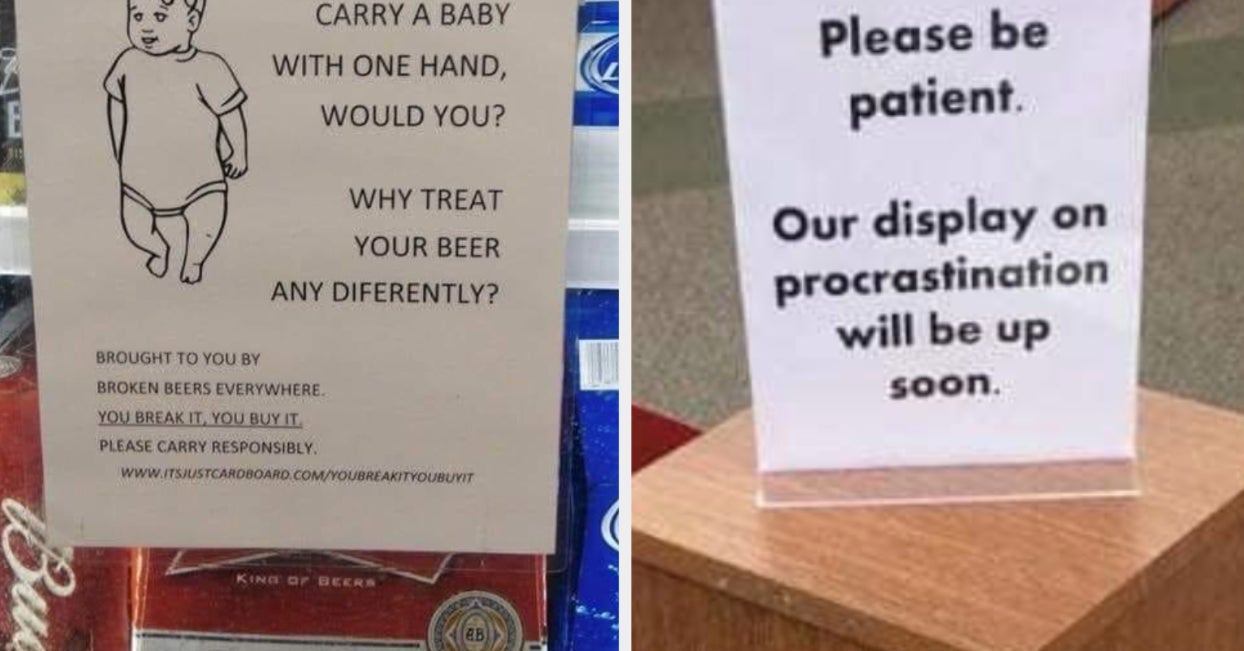 18 Hilarious, Witty, or Just Plain Terrible Signs