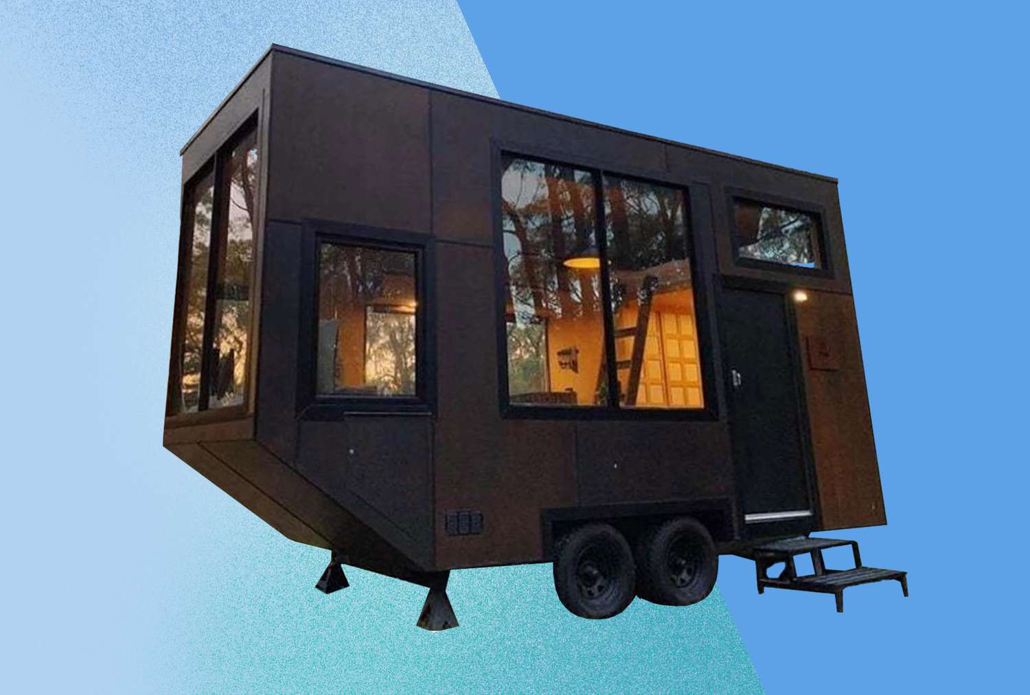 This Compact Mobile Home on Amazon Boasts a Sleek, Contemporary Style