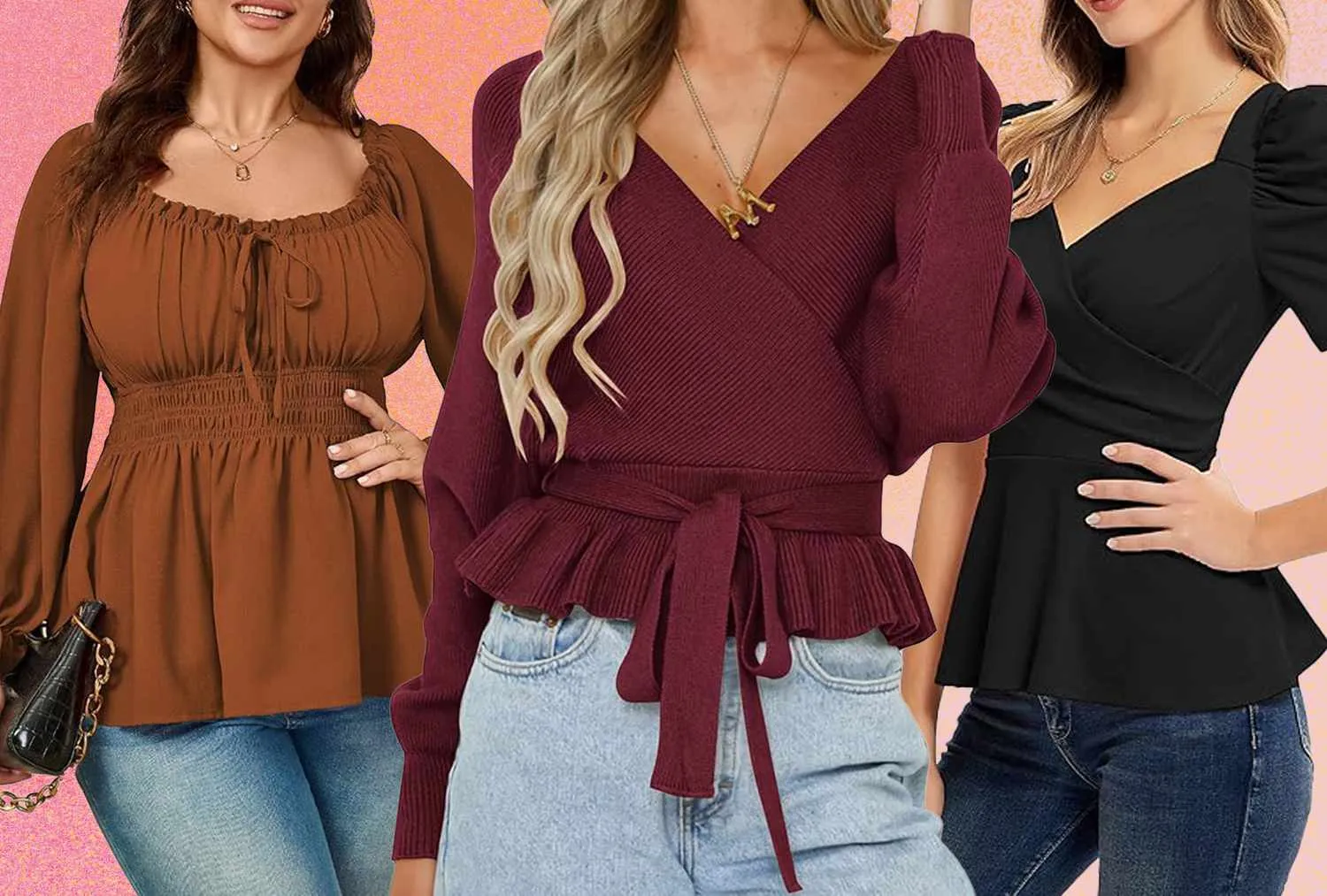 12 Must-Have Peplum Tops You Can Find on Amazon