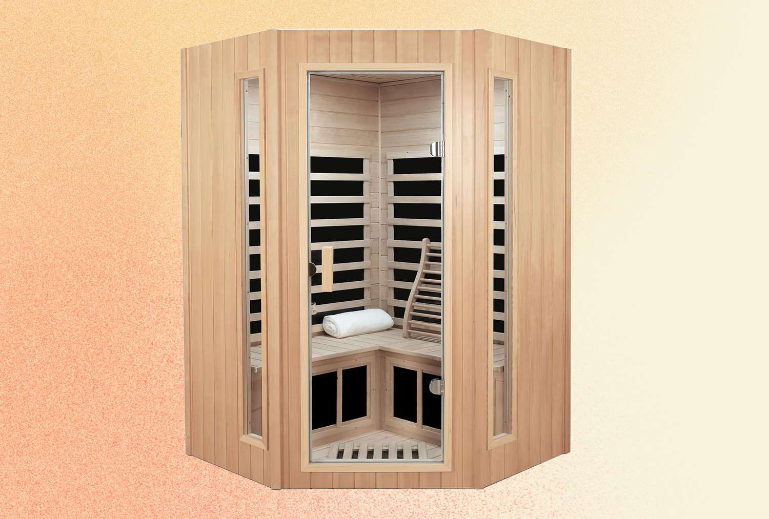 Relax in Style: A 2-Person Sauna with Built-In Speakers is Available ...