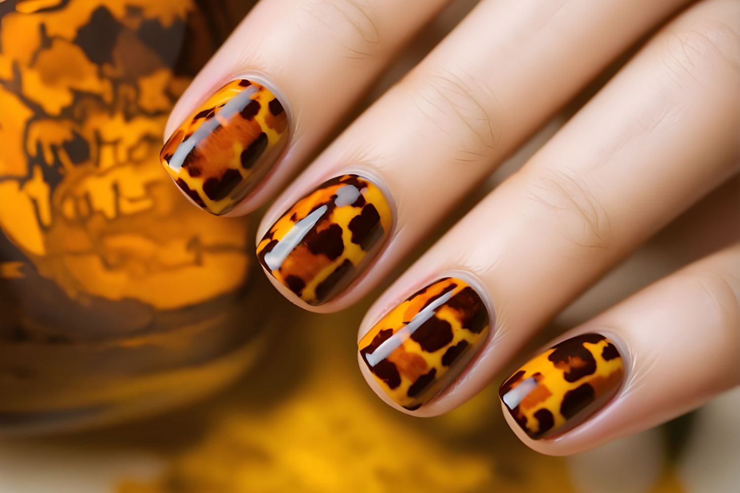 Step-by-Step Guide to Achieving Tortoiseshell Nails