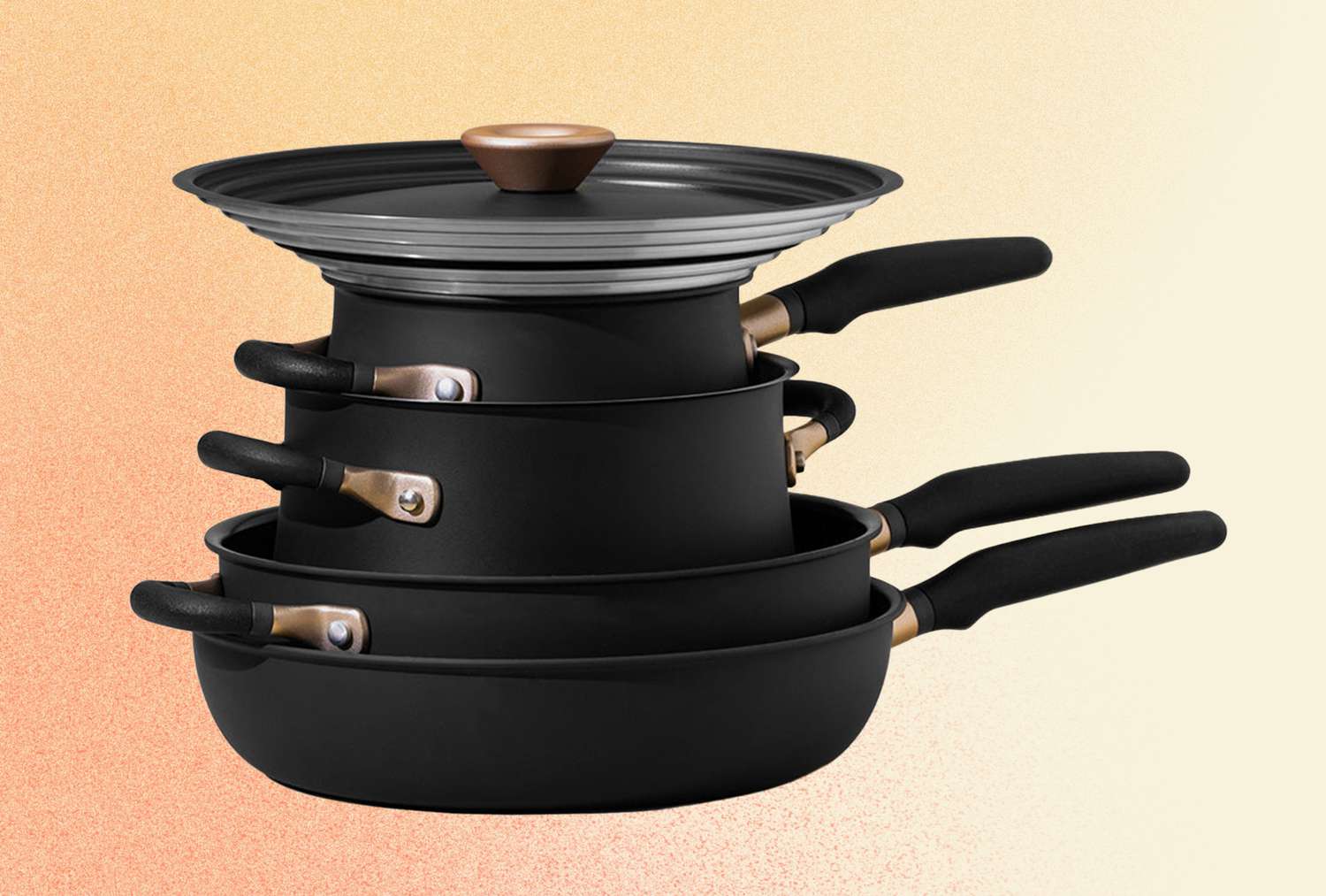The Meyer Cookware Accent 6-Piece Essential Set Includes Convenient ...