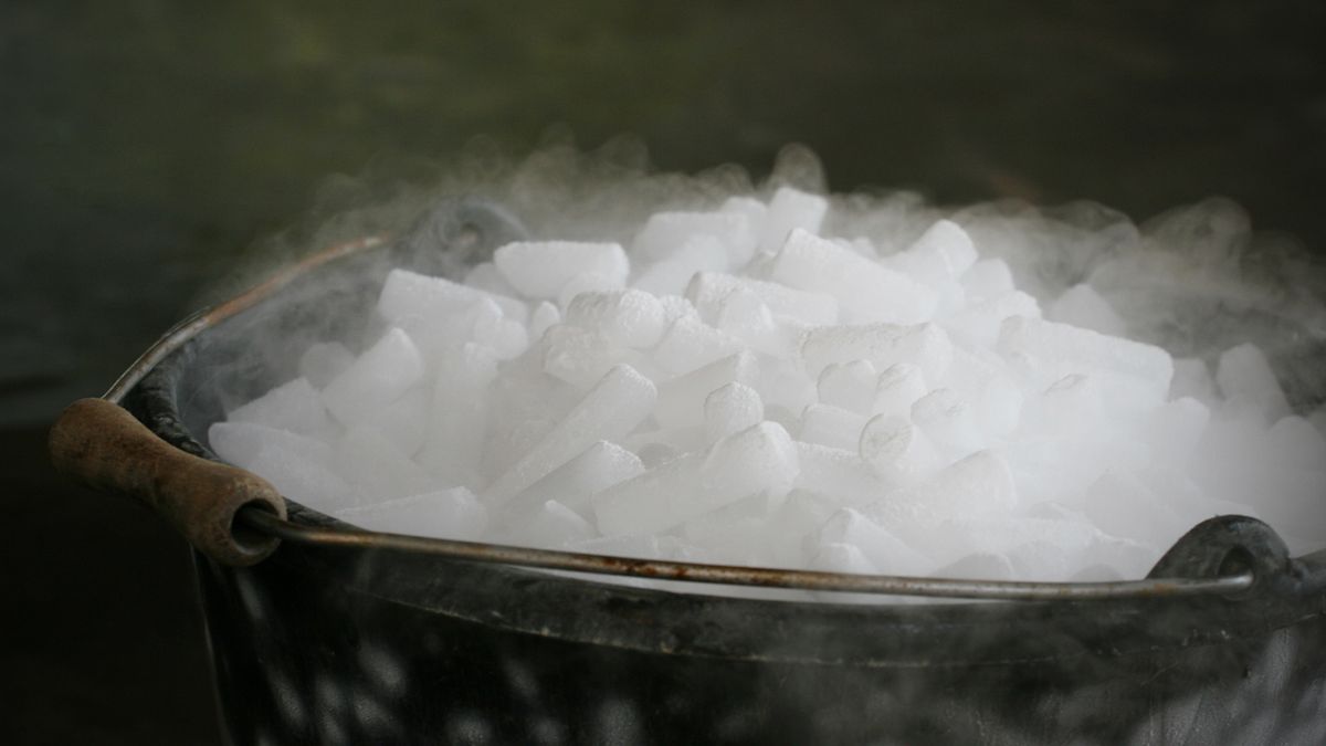 Dry ice burns differently from regular ice, and the sensation you get ...