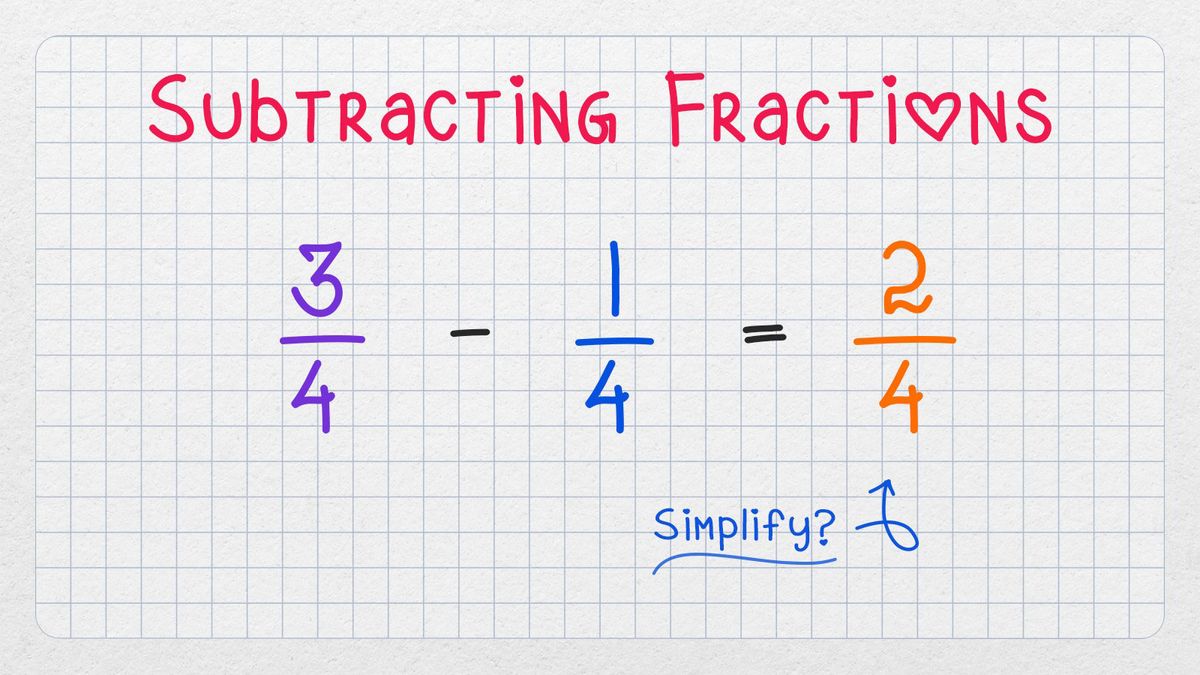 Mastering Fraction Subtraction: A Comprehensive Guide by Mytour