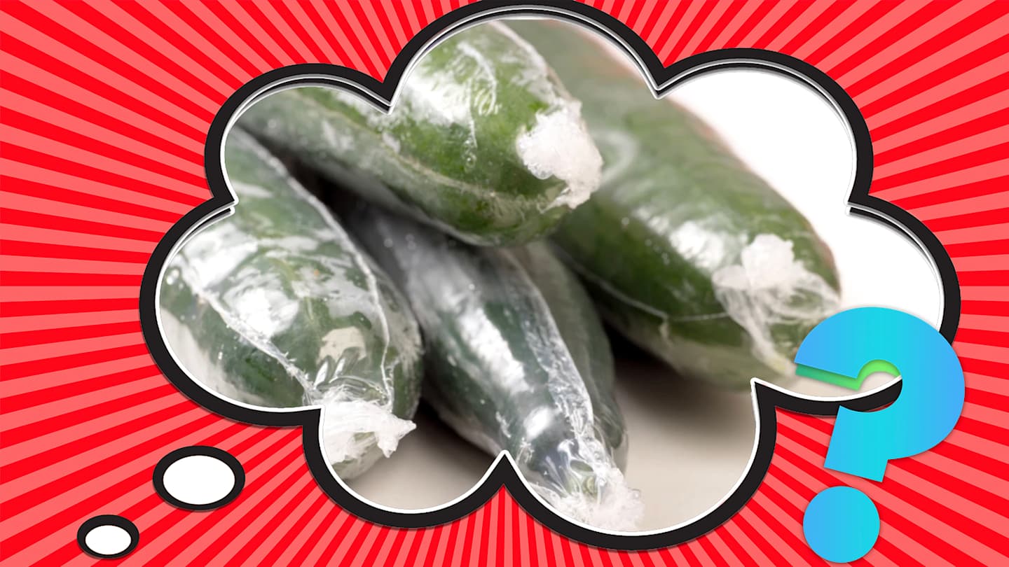 Why Are English Cucumbers Sold Wrapped in Plastic?