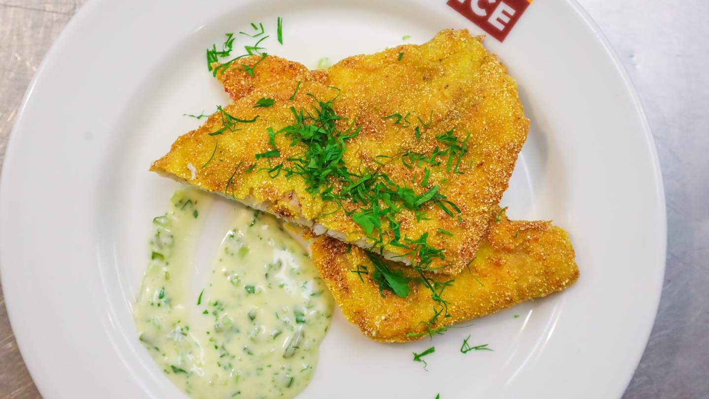 Just starting out with frying? This easy cornmeal-breaded flounder ...