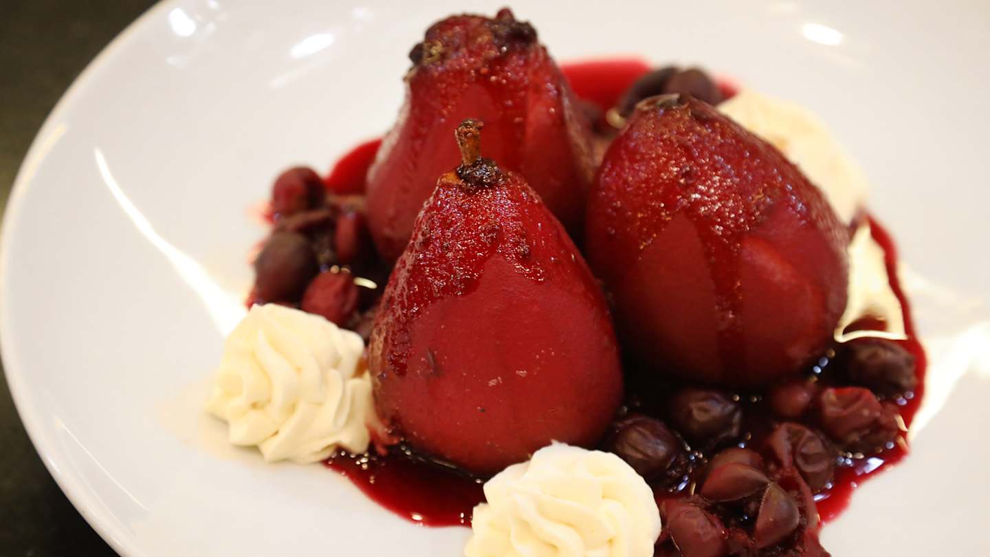 Transform Pears and Red Wine into a Sophisticated Sweet Treat