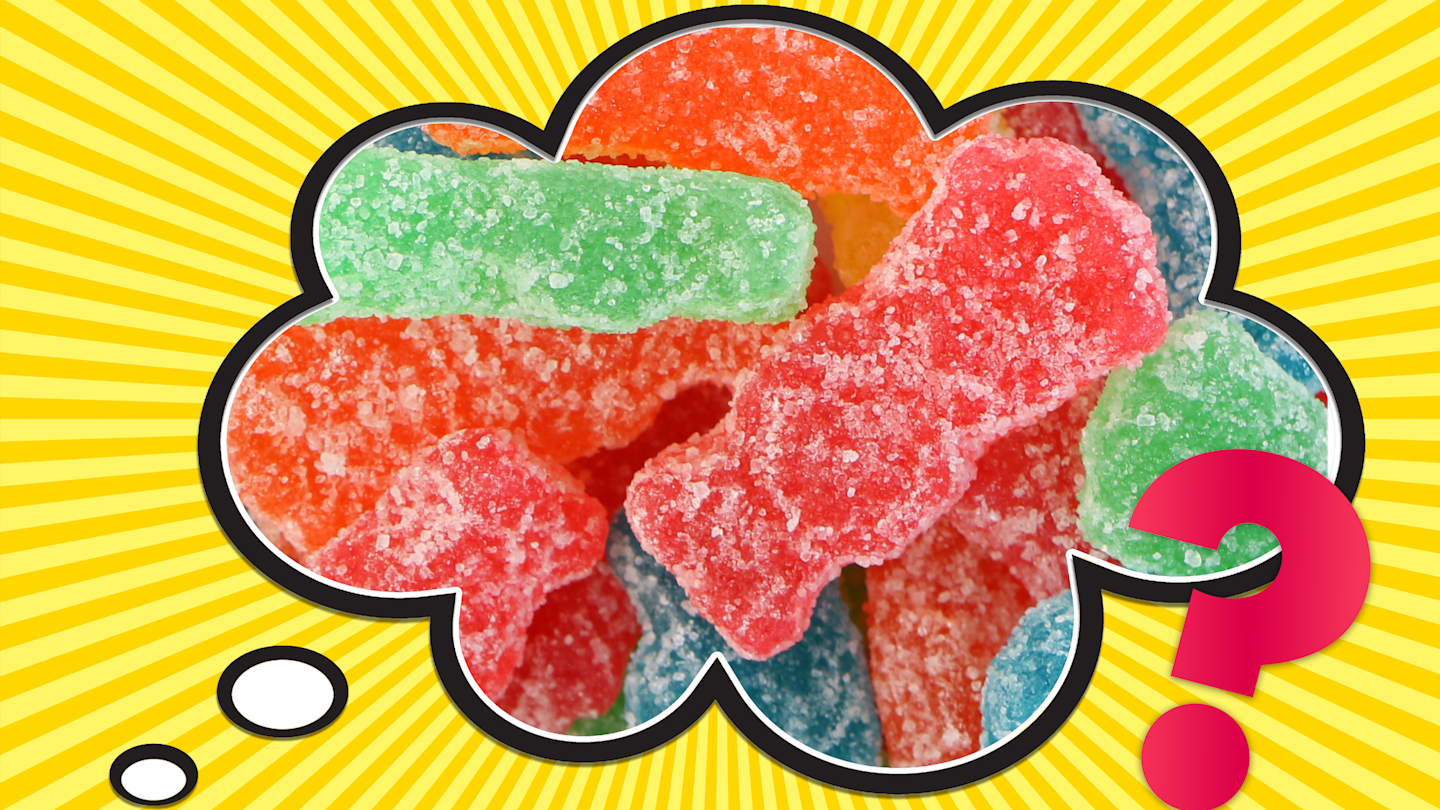 What makes sour candies so intensely tangy?