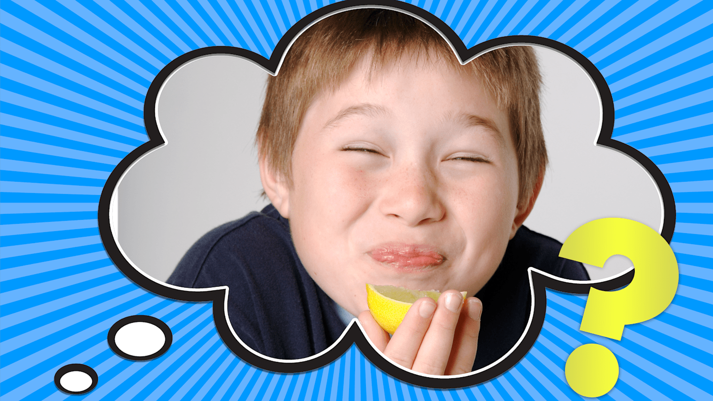 What Makes Us Scrunch Our Faces When We Taste Sour Things?