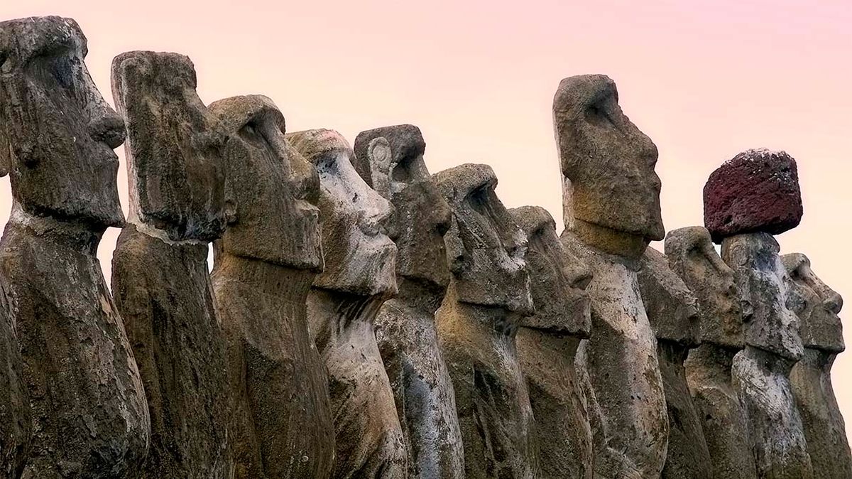 Easter Island's Moai statues, standing strong for over 800 years, are ...