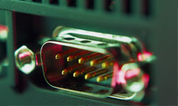 How does a computer's parallel port function?