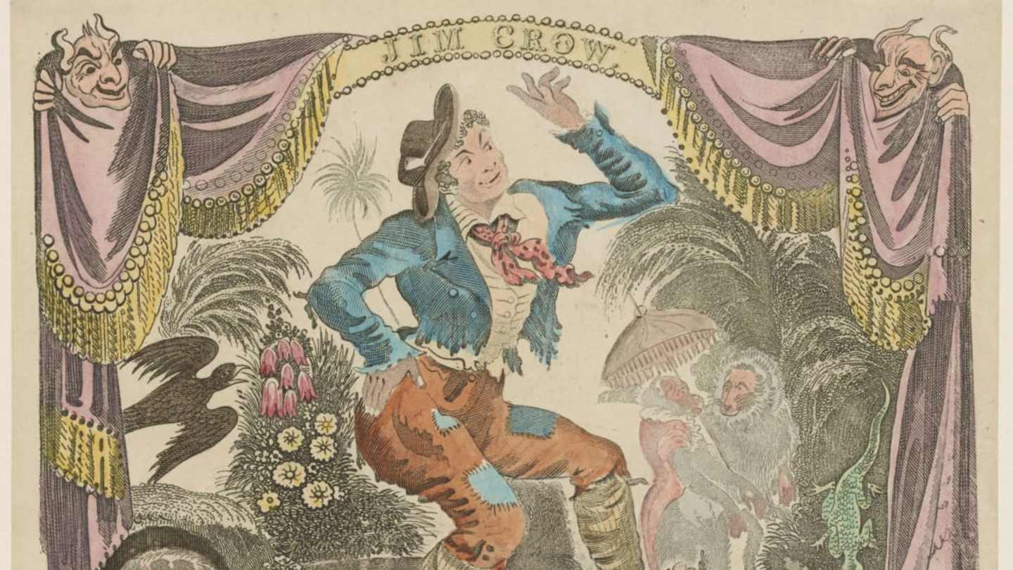 Who was the figure behind the term 'Jim Crow'?