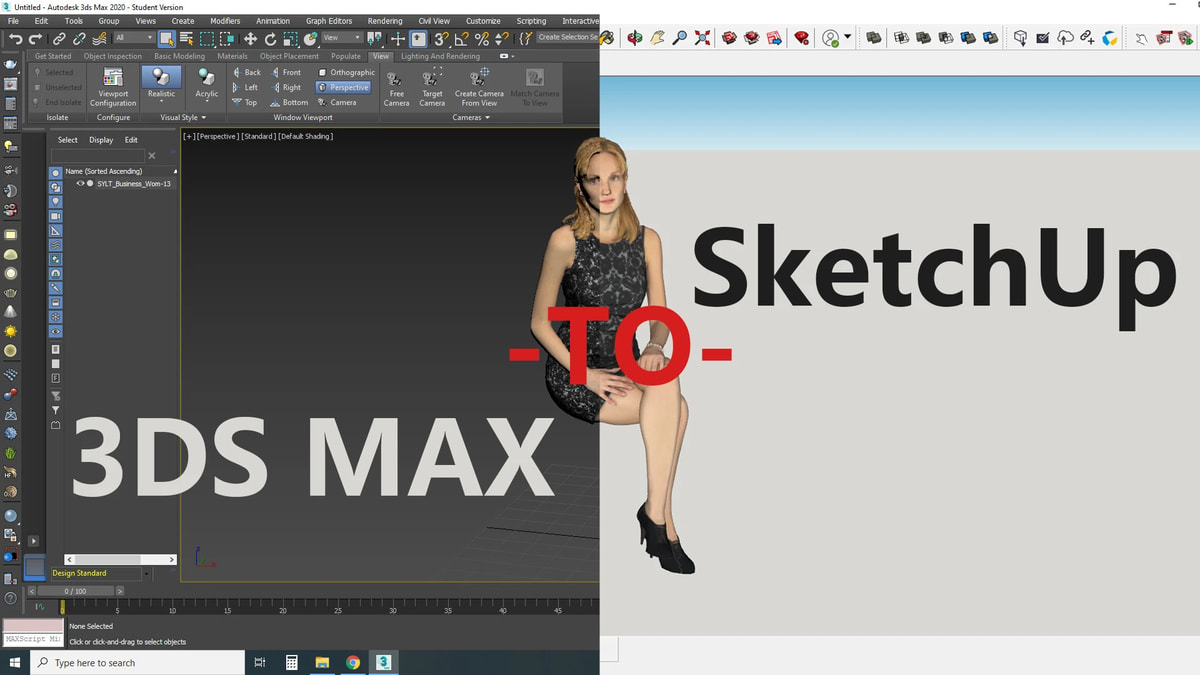 Cách chuyển đổi file 3DsMax sang SketchUp một cách nhanh chóng và hiệu quả