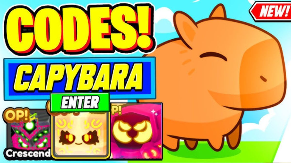 Bản cập nhật Code Capybara Evolution mới nhất tháng 03/2025 | Hướng dẫn nhập chi tiết