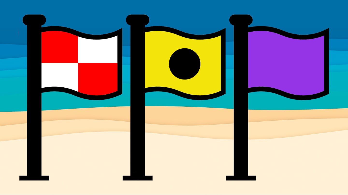 Decoding the Meaning of 11 Different Beach Flags and How to Respond to Each