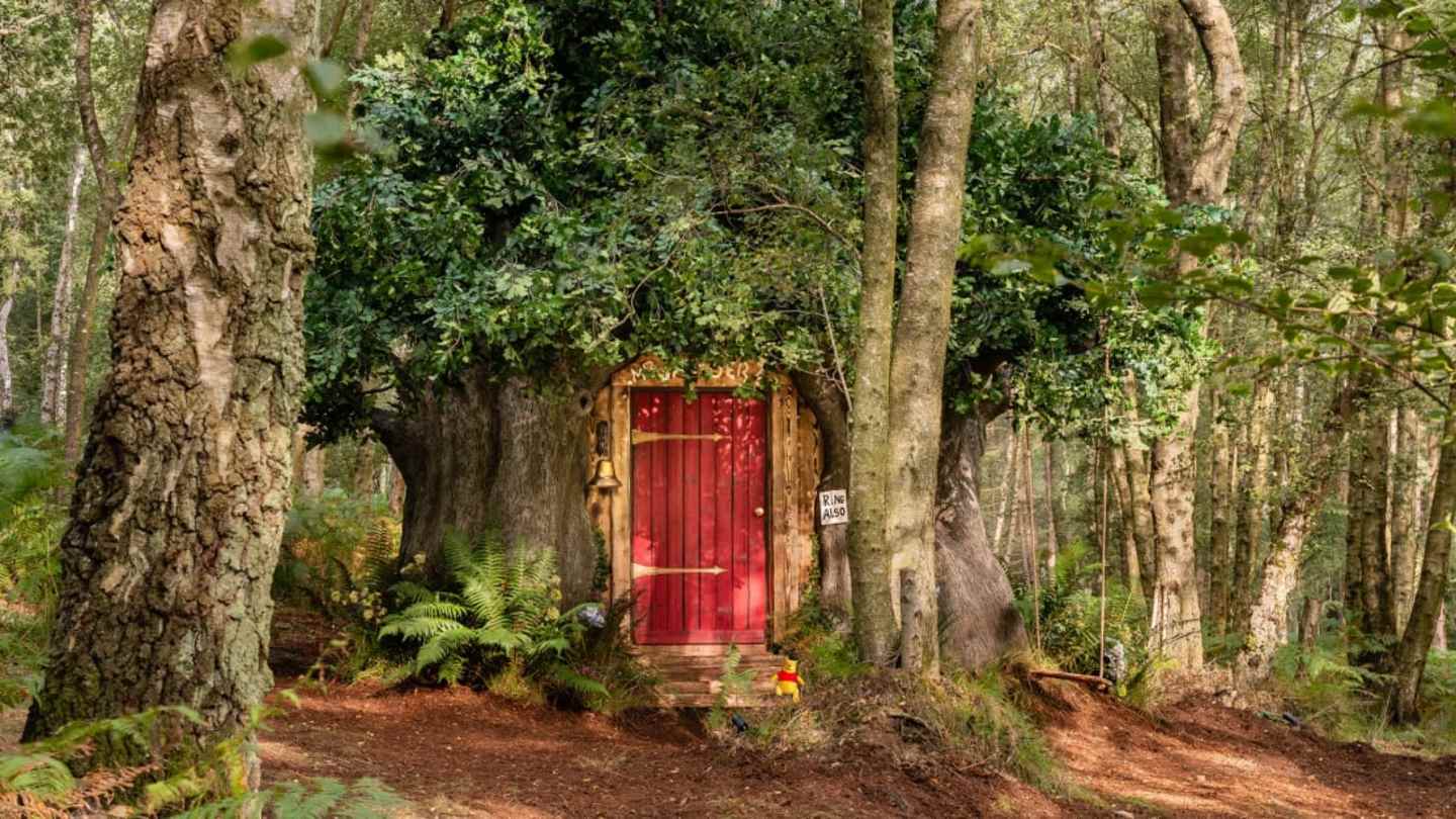 Make sure to add this enchanting Winnie the Pooh-themed treehouse to ...