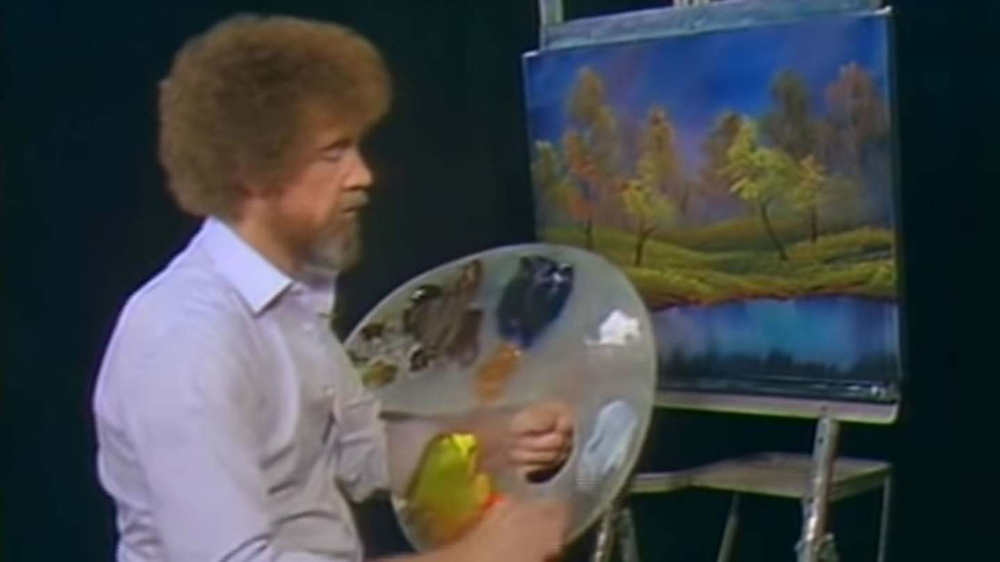 Bob Ross's iconic 'Happy Little Trees' program is now helping prisoners ...