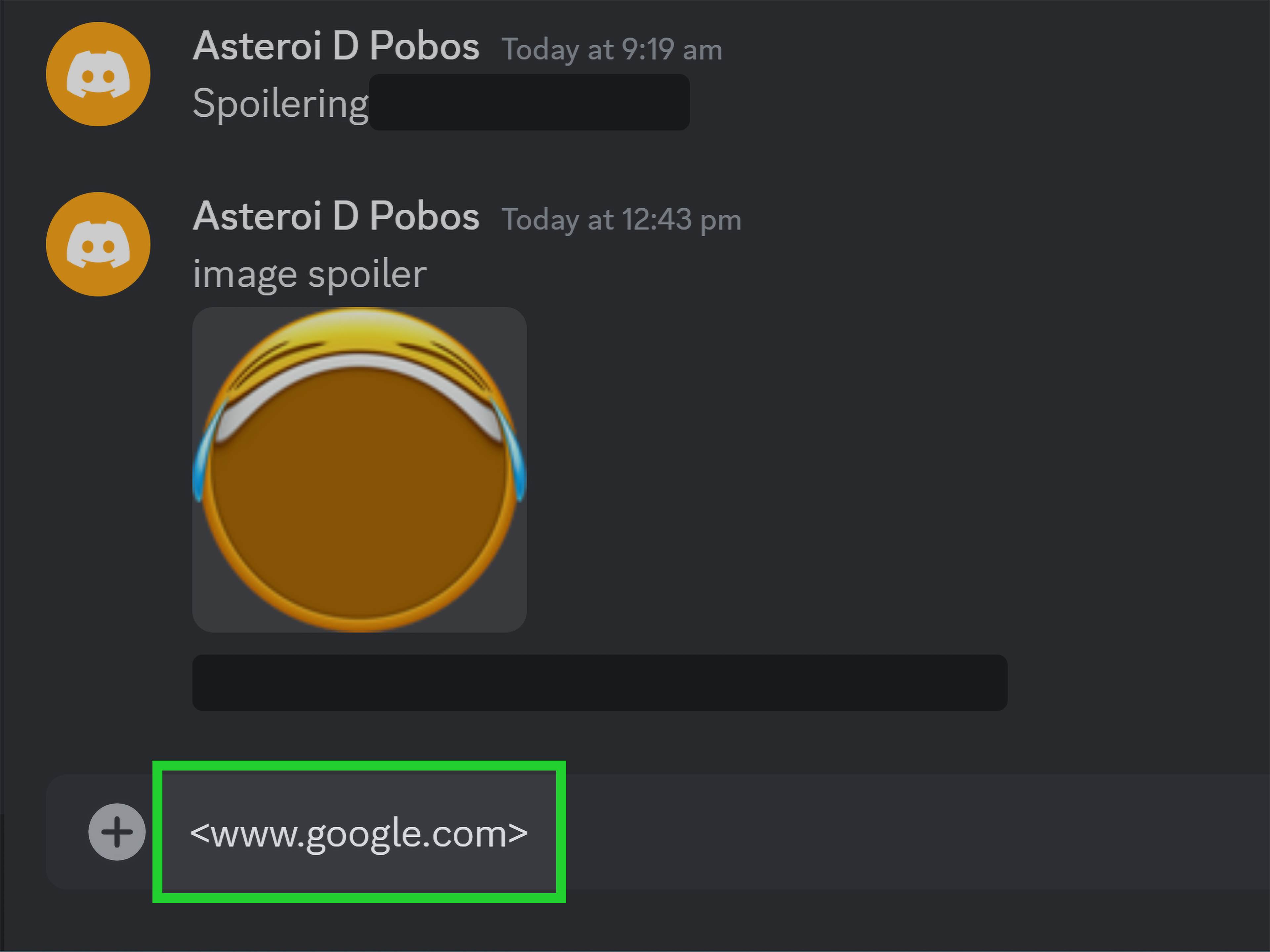 Ever wondered how some Discord users hide their text, images, and links ...