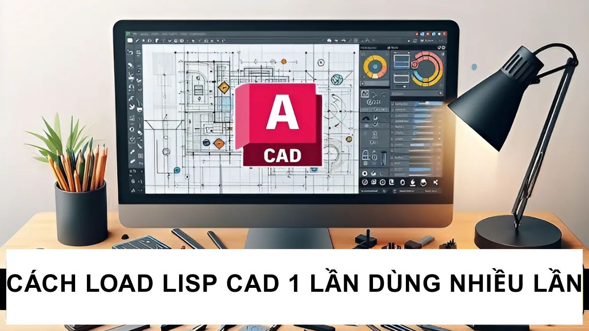 Cách load Lisp CAD một lần để dùng nhiều lần cực kỳ tiện lợi