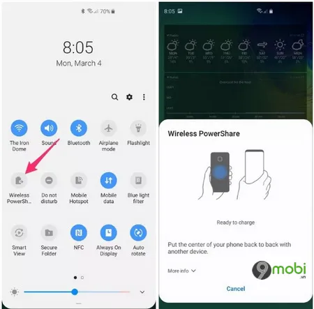 Khám phá cách dùng Wireless PowerShare - Công nghệ sạc ngược đột phá ...