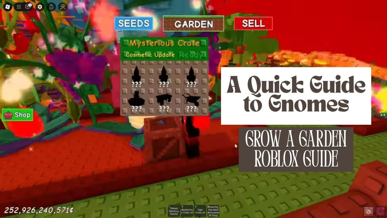 Vai Trò Của Những Chú Gnome Trong Tựa Game Grow a Garden Roblox