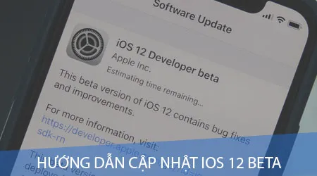 Hướng dẫn chi tiết cách cập nhật phiên bản iOS 12 beta.