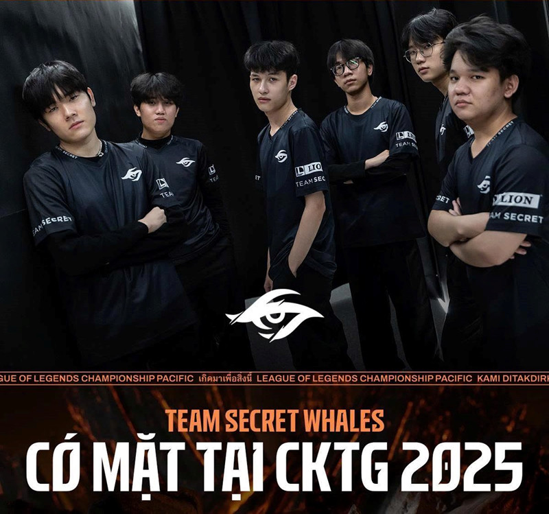 LCP 2025: Team Secret Whales Đánh Bại GAM Esports Một Cách Thuyết Phục