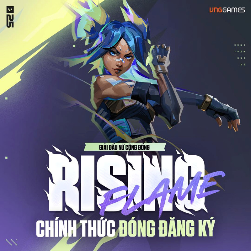 Giải đấu Rising Flame đã sẵn sàng đón chào 10 đội tuyển VALORANT nữ ...