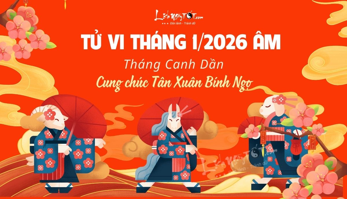 Tử vi tháng 1 năm 2026 của 12 con giáp theo âm lịch: Tháng Giêng dành ...