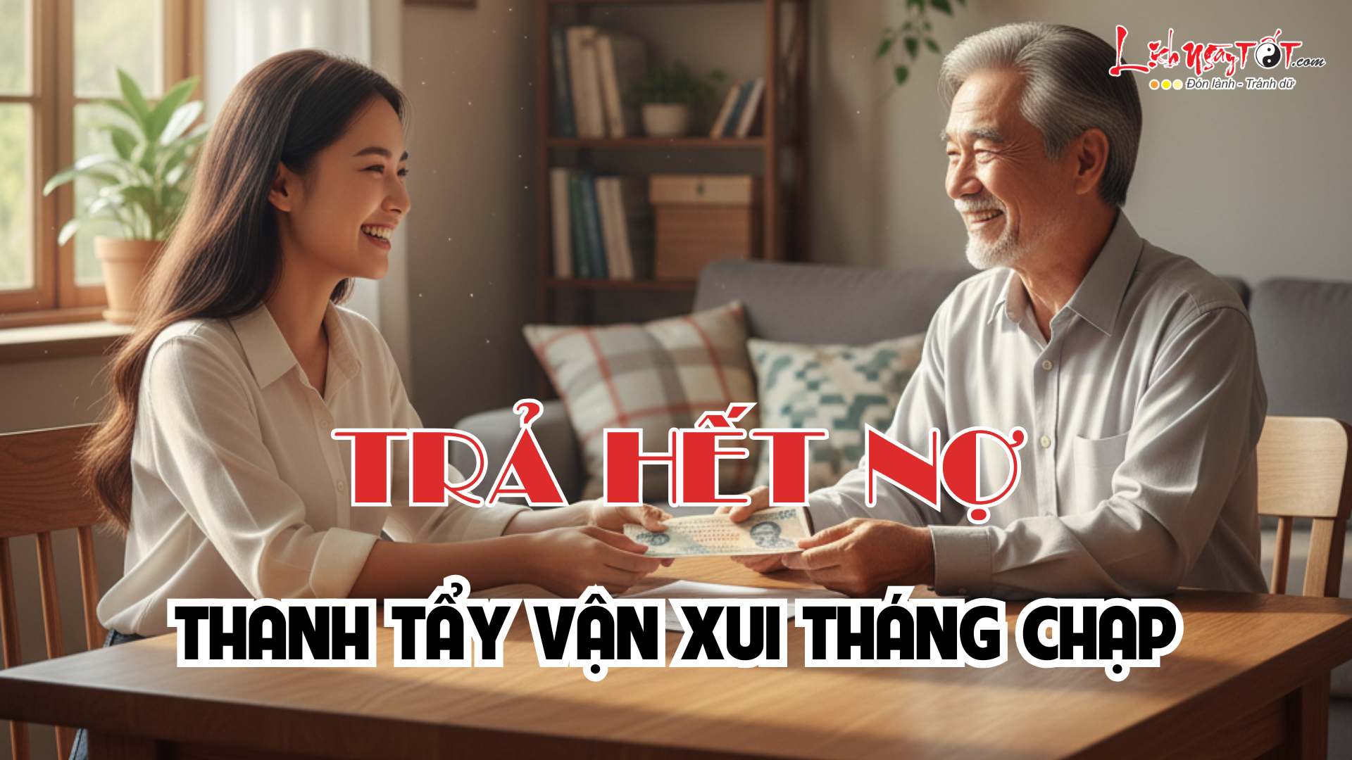2 từ khóa THANH TẨY vận xui tháng Chạp, mở lối năm mới ngập tràn LỘC