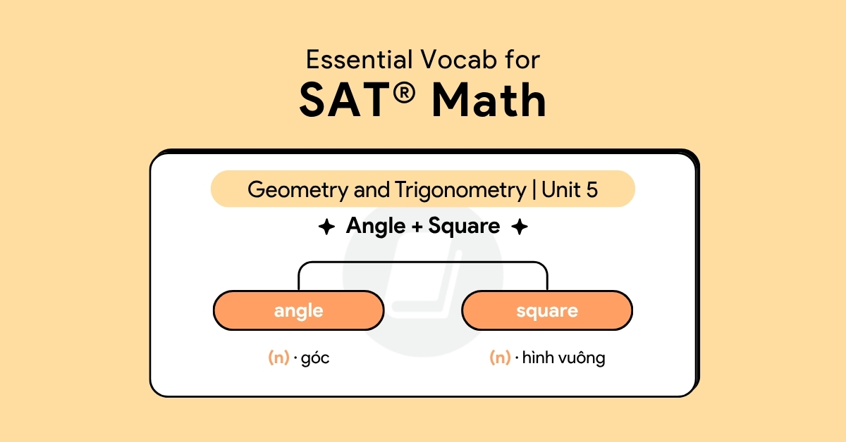 Core SAT® Math Vocabulary - Geometry & Trigonometry | Unit 5: Angles ...